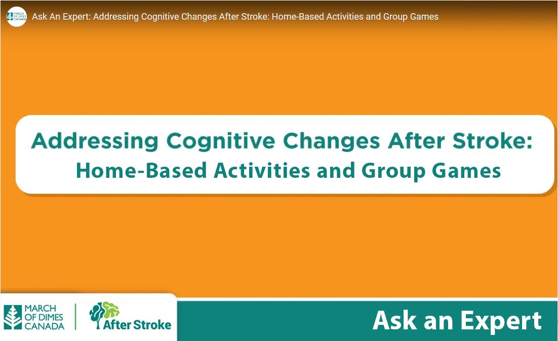 Ask an Expert: Addressing Cognitive Changes After Stroke - March of ...
